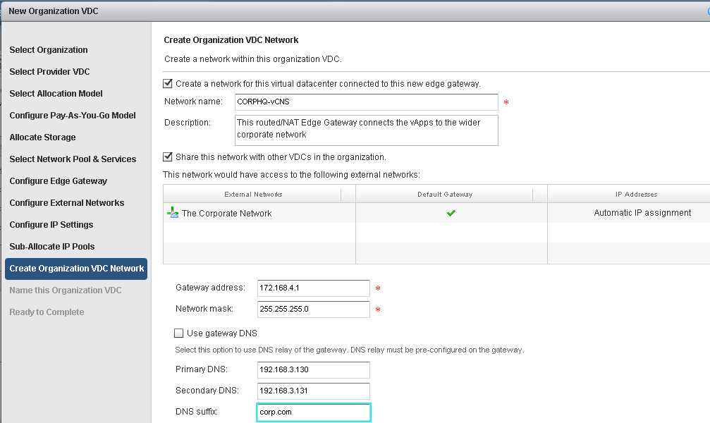 Part 26b: My vCloud Journey Journal – Creating Organization vDCs (PAYG)